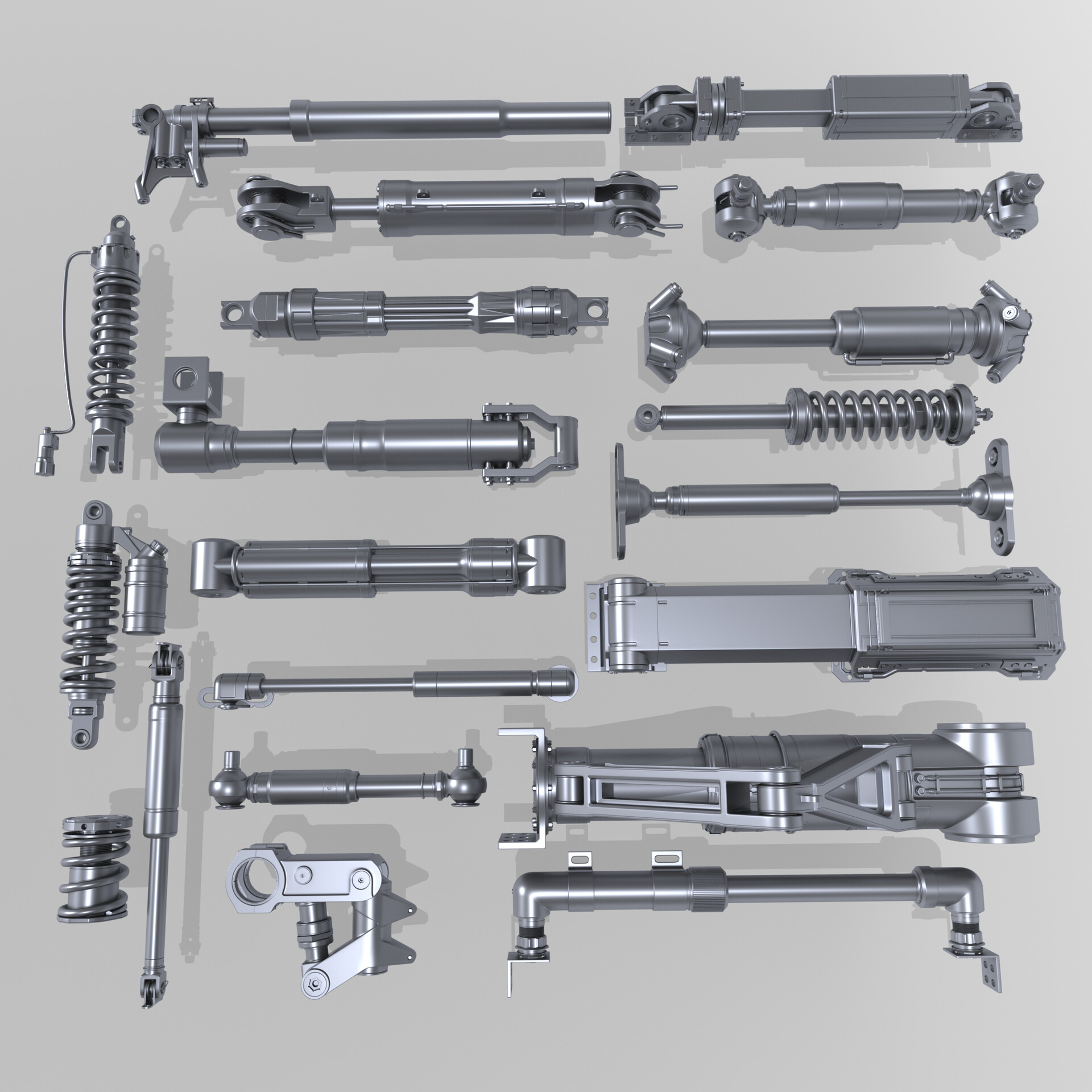 Mudguard Models - Pack: Shock and Co.