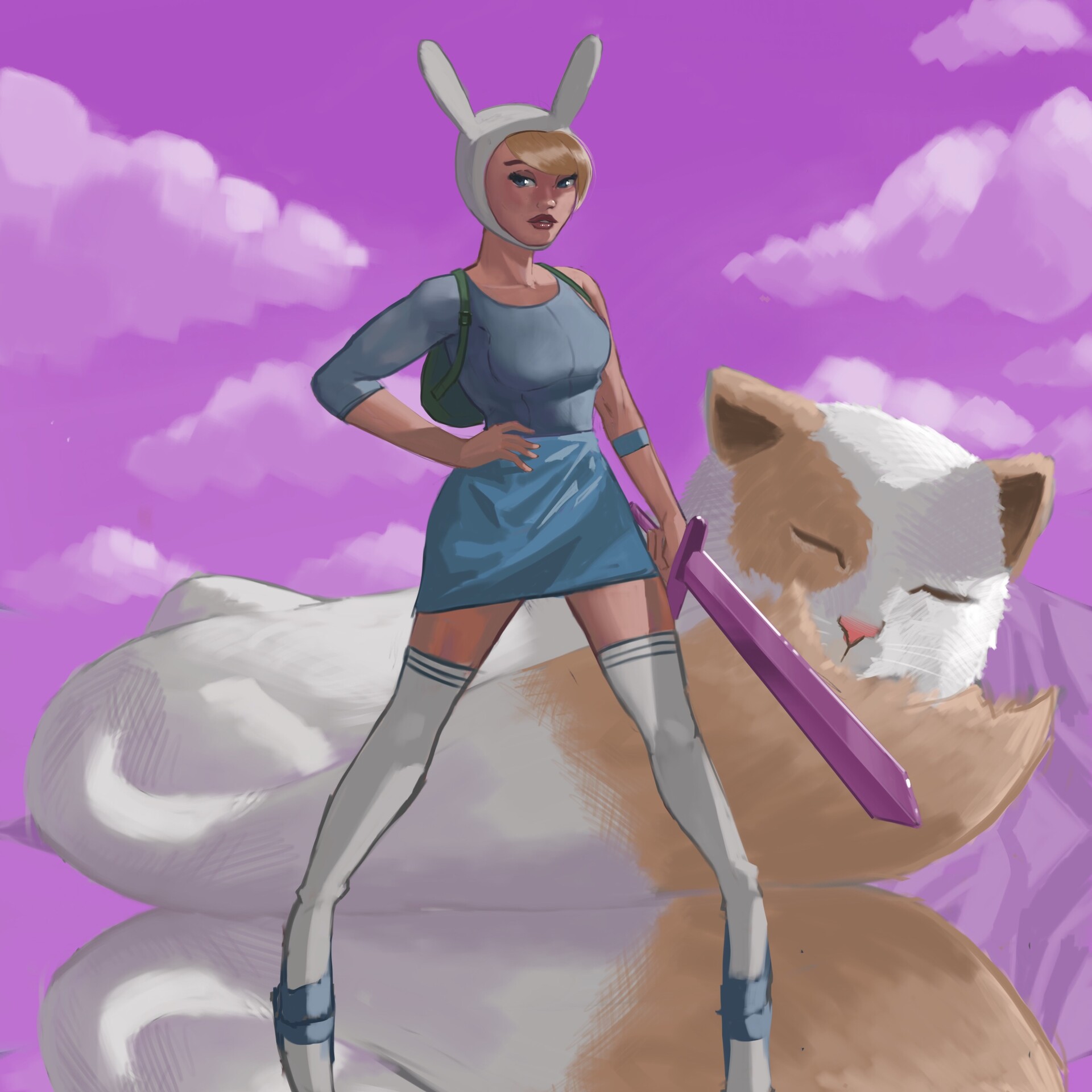 ArtStation - Fionna and cake