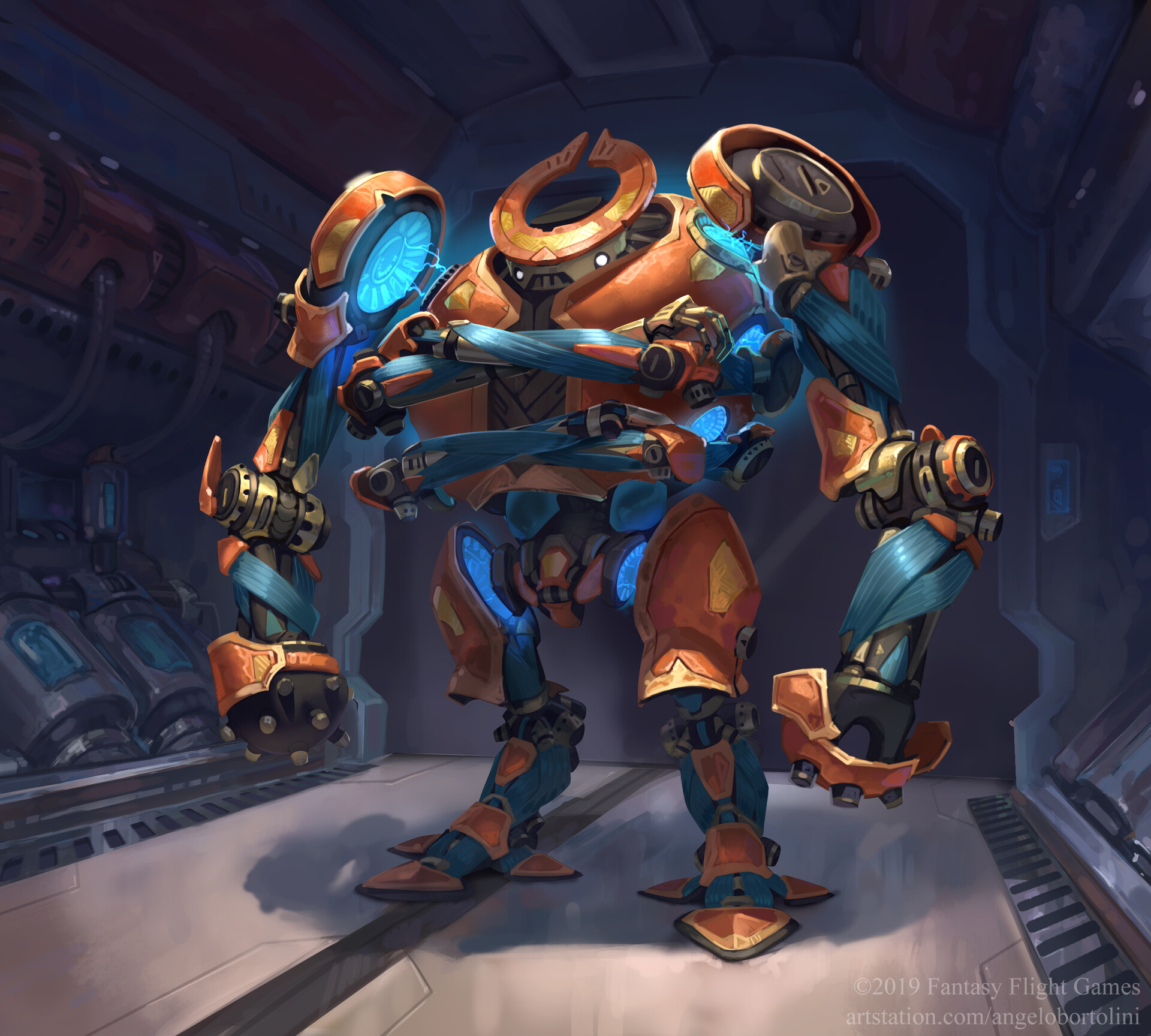 ArtStation - Titan Guardian - Keyforge