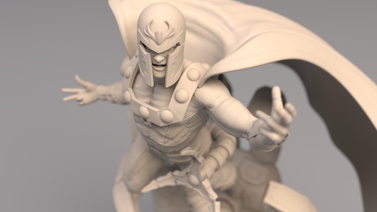 ArtStation - Magneto with Sentinel hand