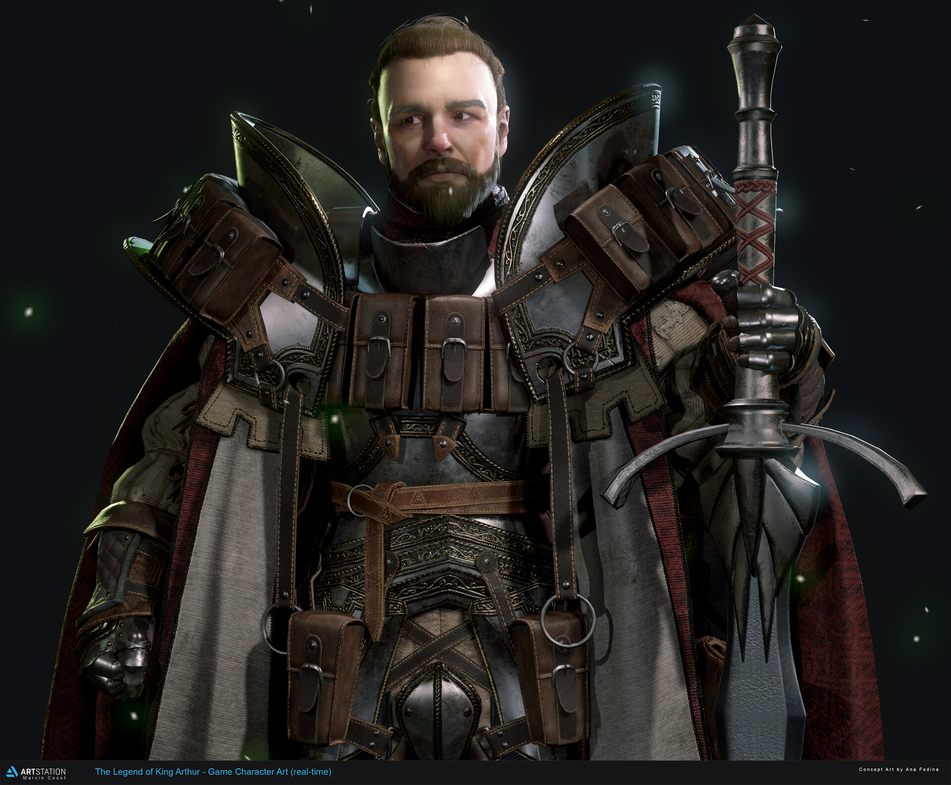 ArtStation - King Arthur - The Legend of King Arthur Game Character ...