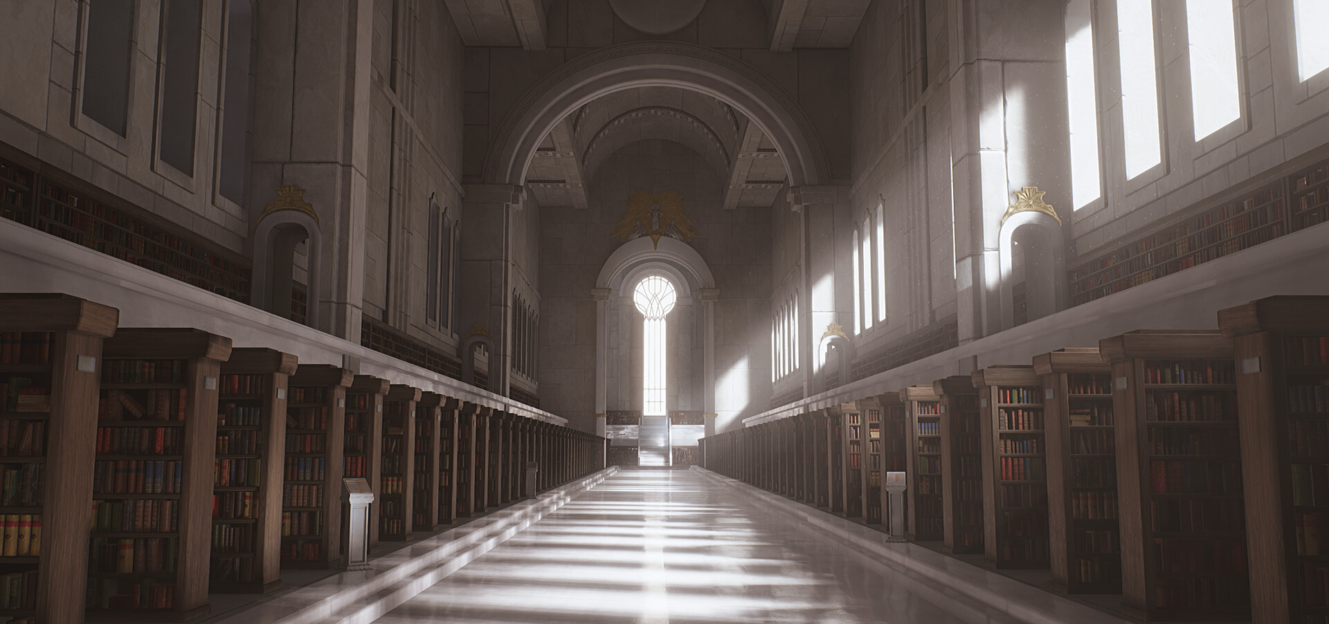 ArtStation - The Grand Library of Calla - DiNusty Monthly Challenge