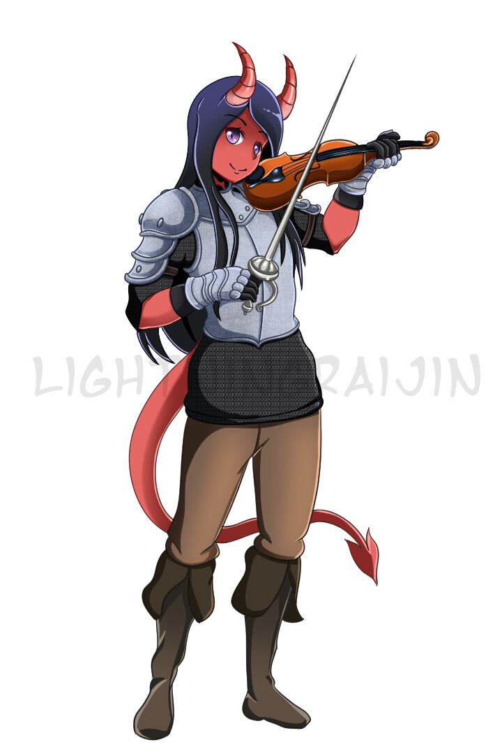 ArtStation - Commission: Penny the Tiefling