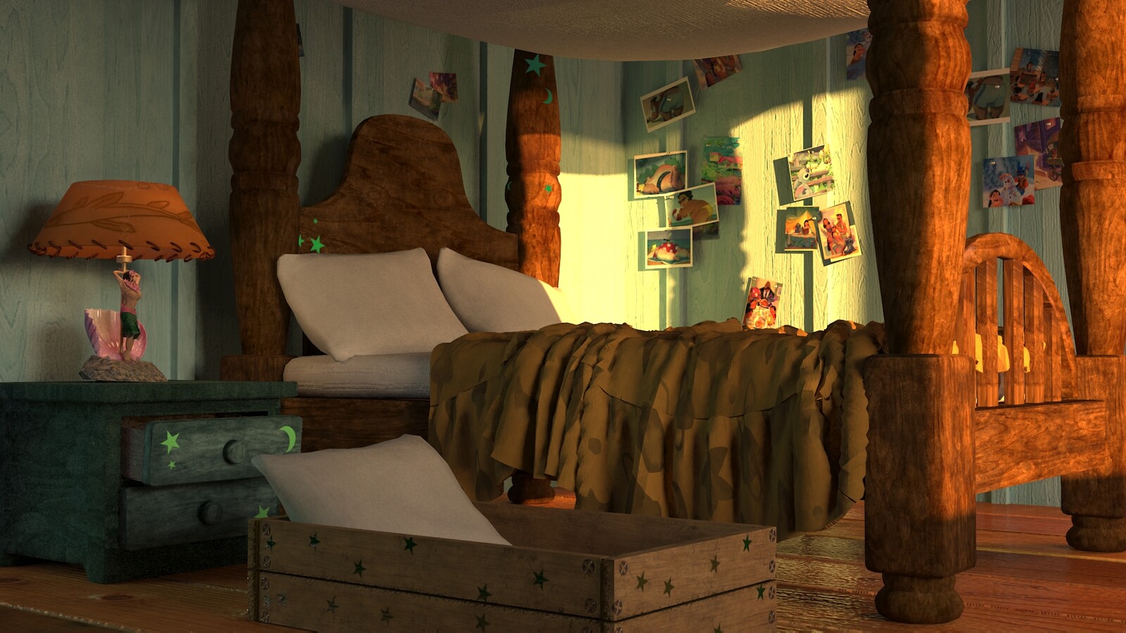 Ariadna Ramos - Lilo's Bedroom (From the movie Lilo & Stitch - 2002).