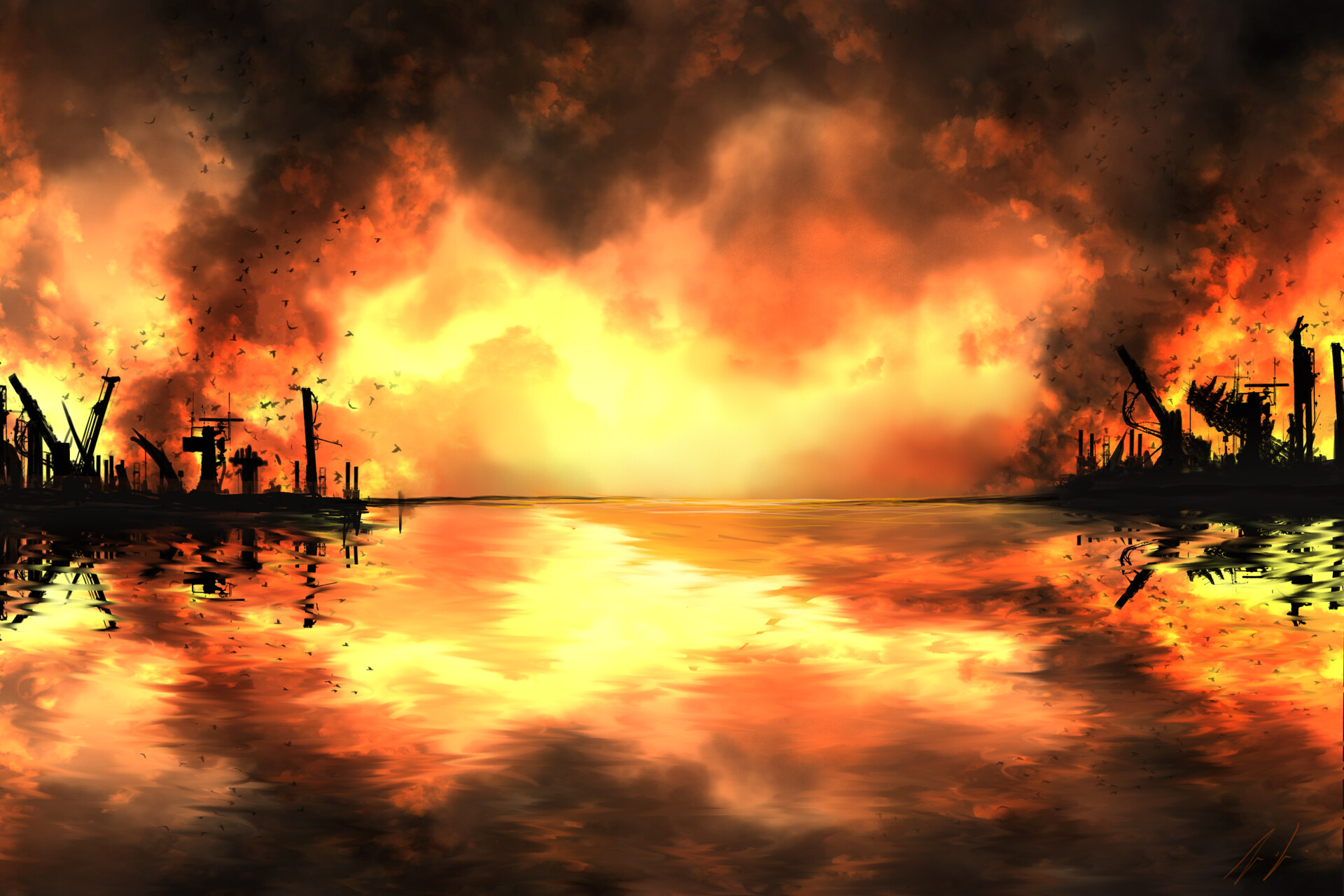 ArtStation - Fallen - Background