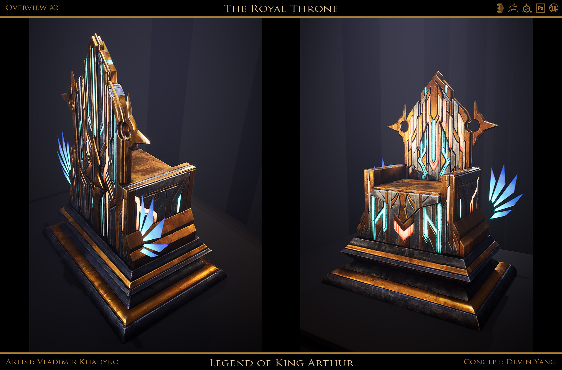 King Throne Art