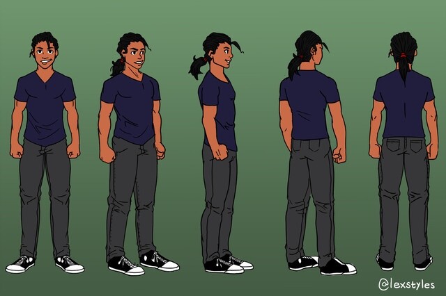 ArtStation - Andy Morris/Captain Ace Turnarounds