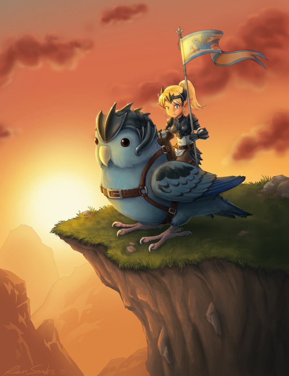 ArtStation - Birb Rider