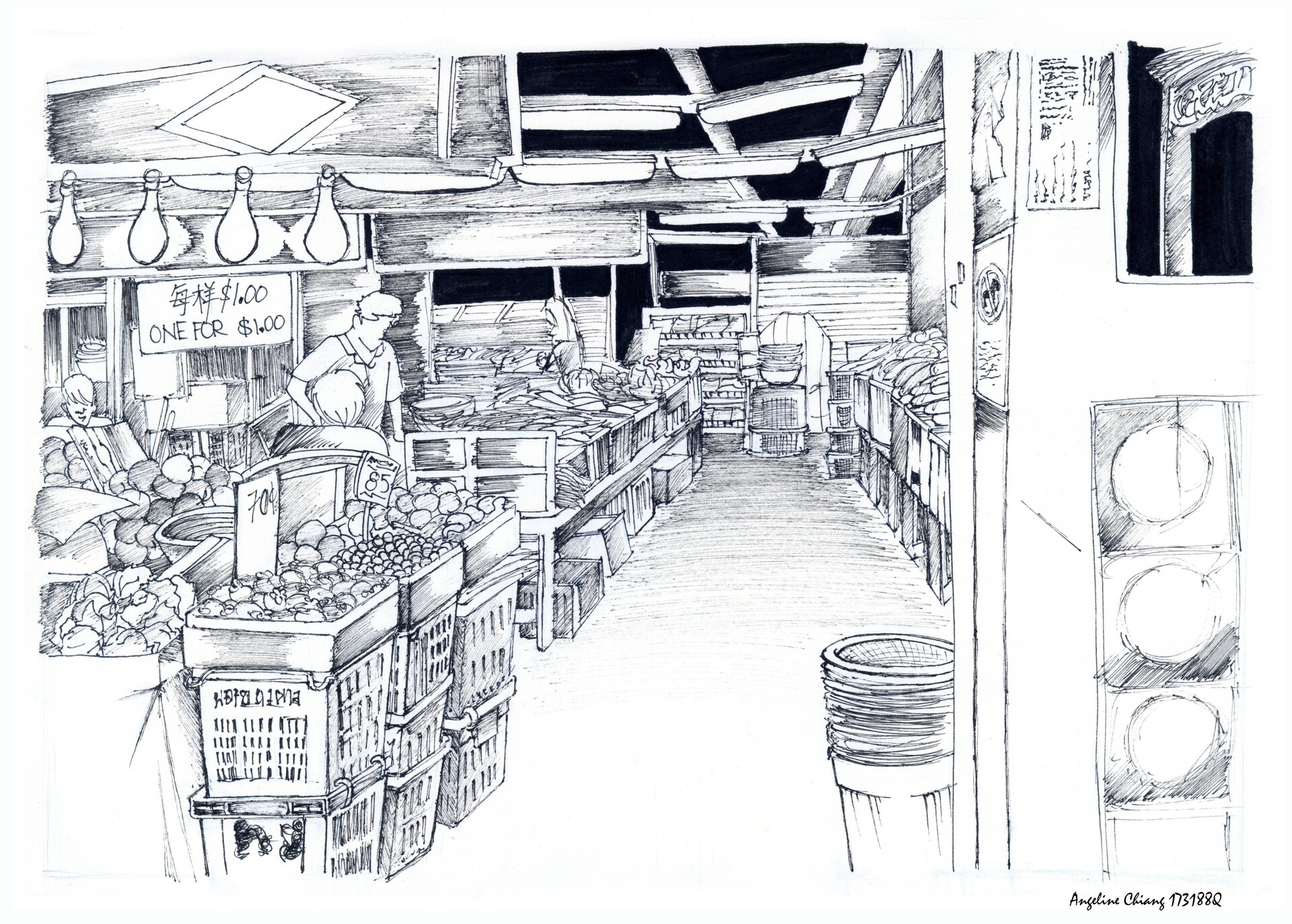 Market Images Drawing