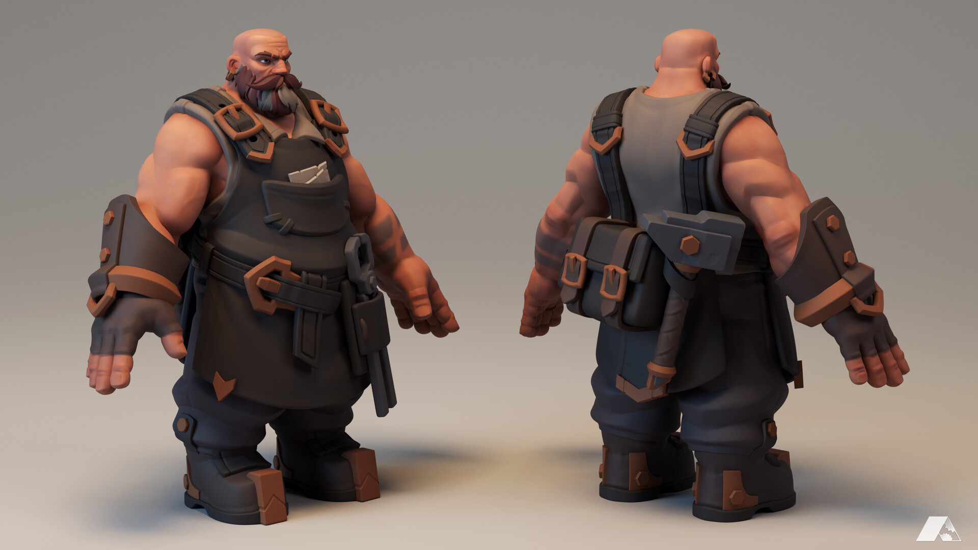 ArtStation - Rammus, the Blacksmith - Highpoly