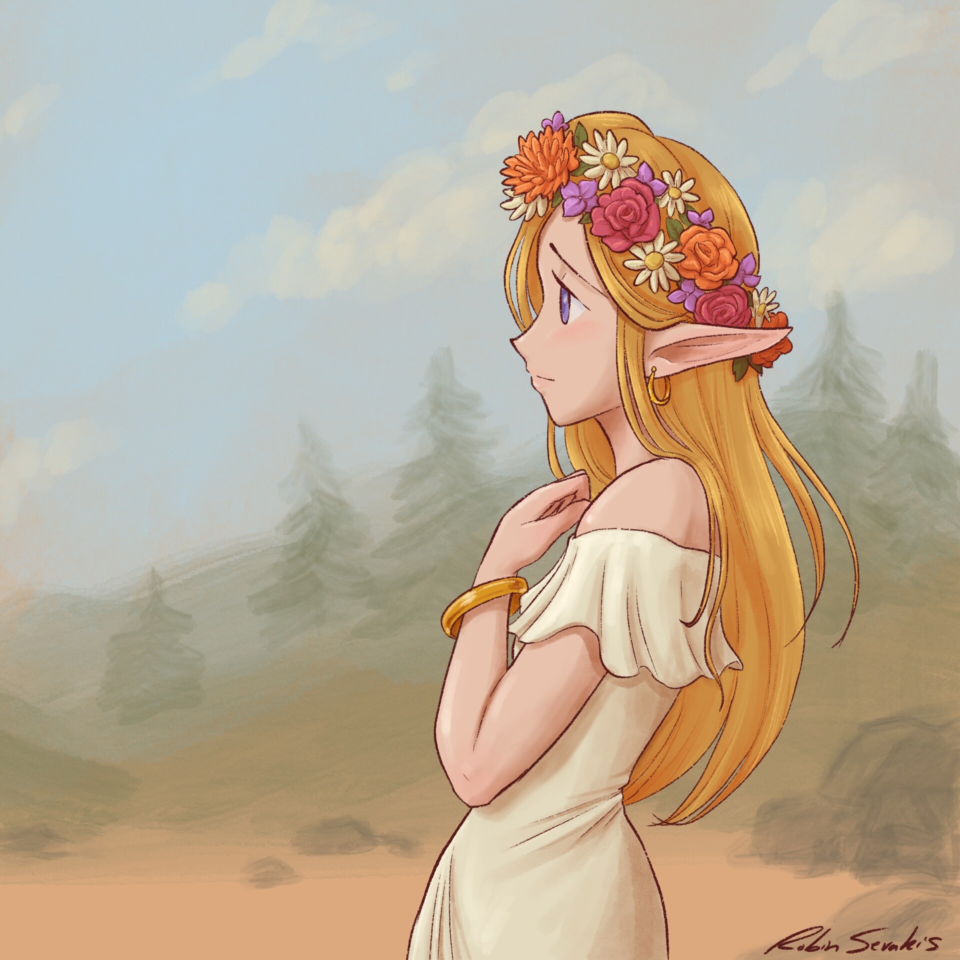 ArtStation - Flower Crown