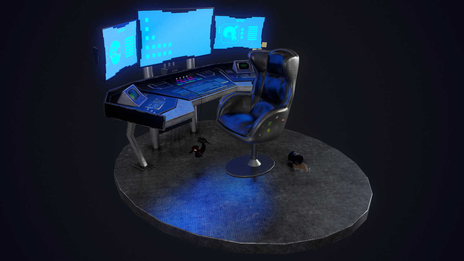 Gia Nicholls - Sci-Fi Hacker Console