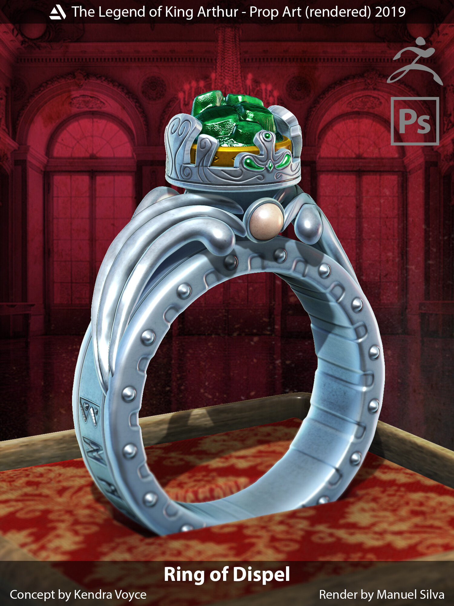 ArtStation - Ring of Dispel, The Legend of King Arthur