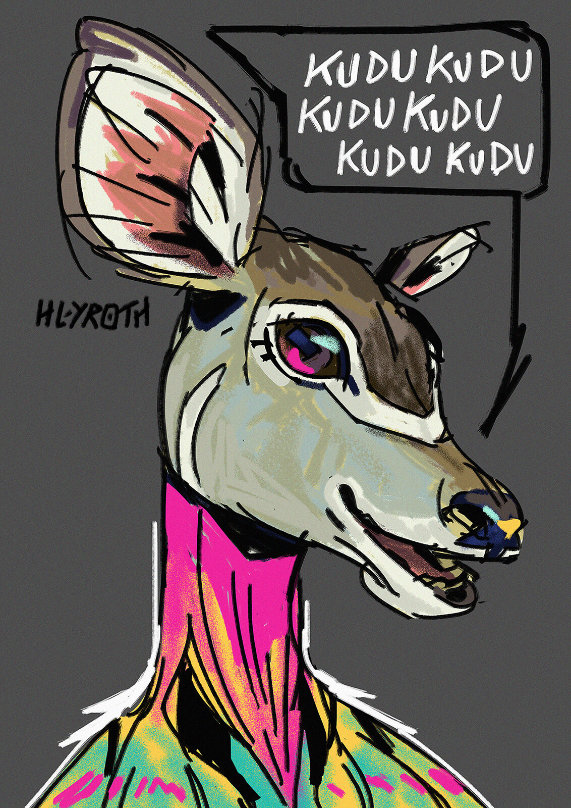 ArtStation - SKETCH // Kudu