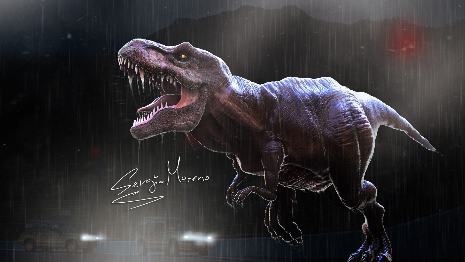 ArtStation - T-Rex Escape