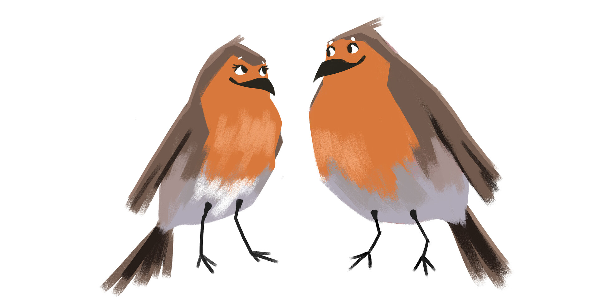 ArtStation - Couple of Robins