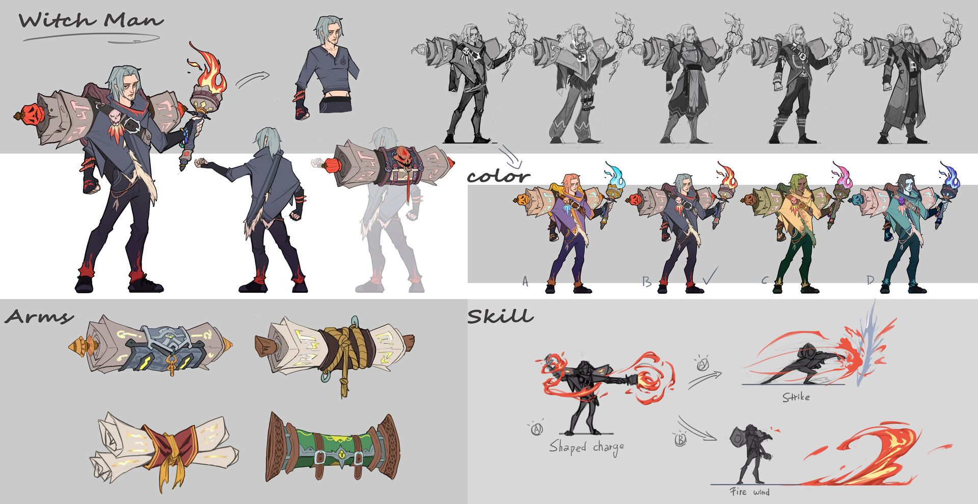 ArtStation - Design-Witch man