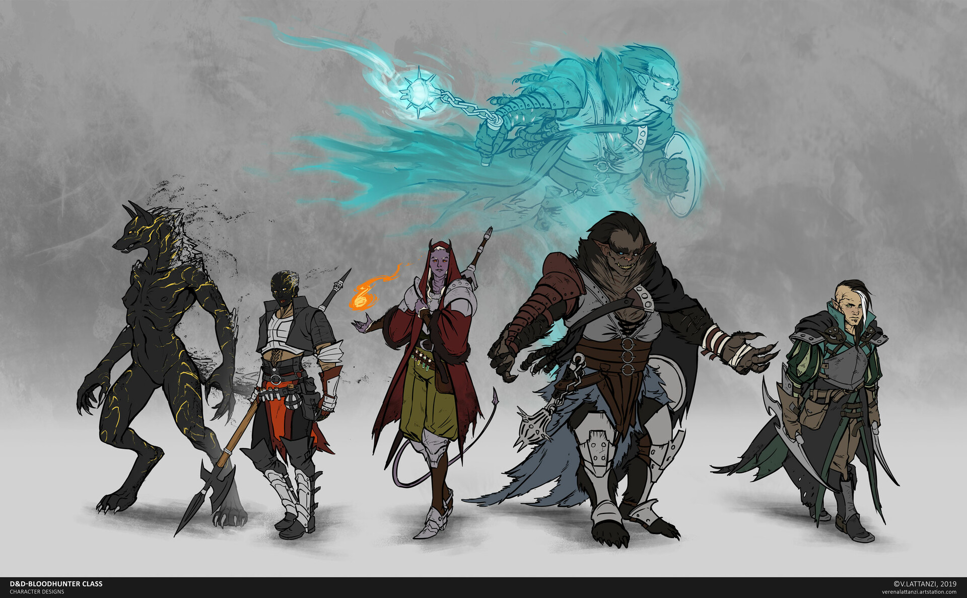 ArtStation - Bloodhunters - D&D (OC)