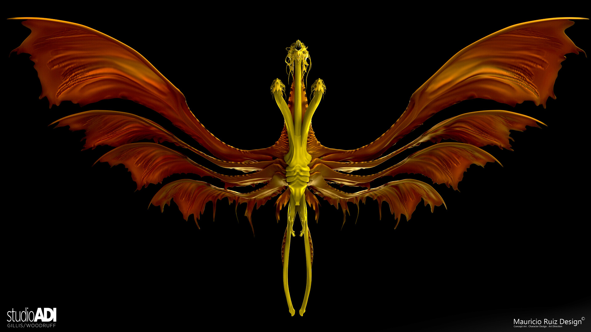 Mauricio Ruiz Design - Godzilla: King of the Monsters - King Ghidorah ...