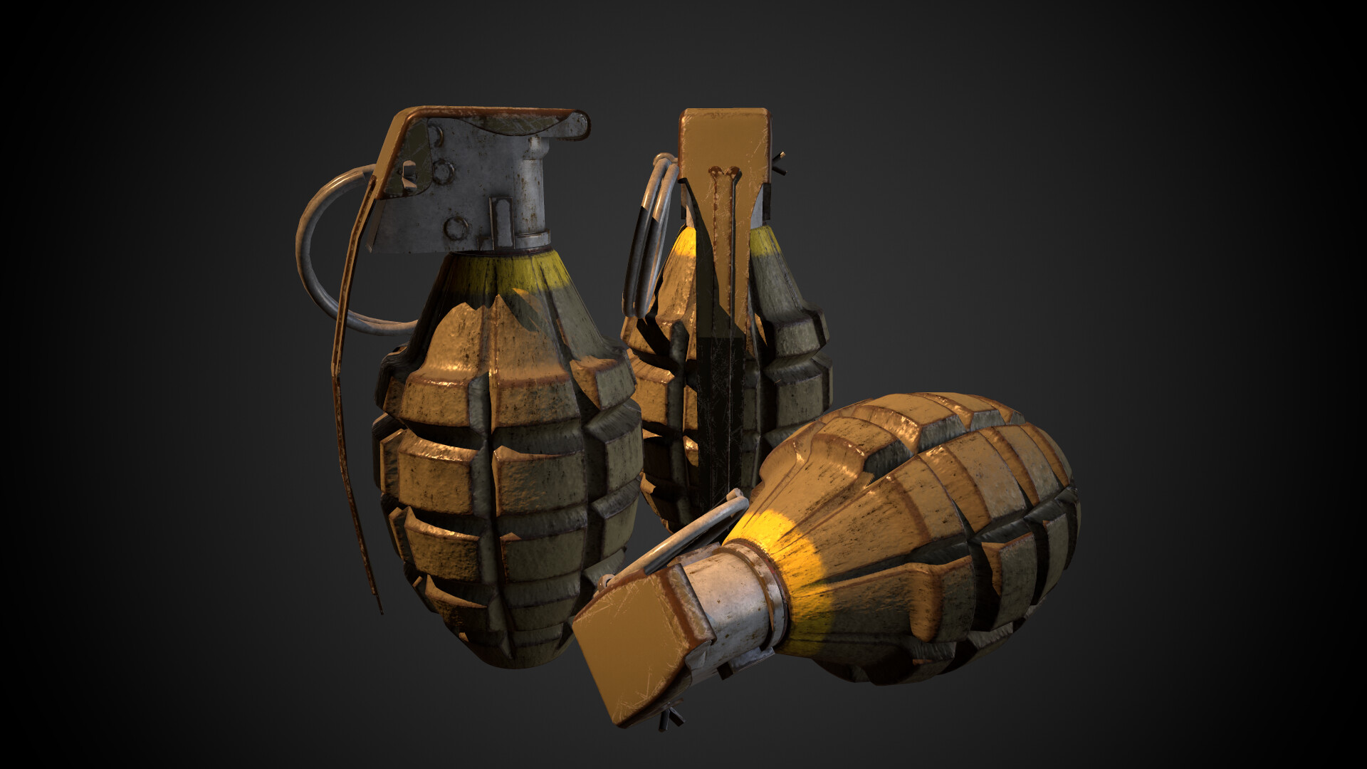 ArtStation - Fragmentation grenade