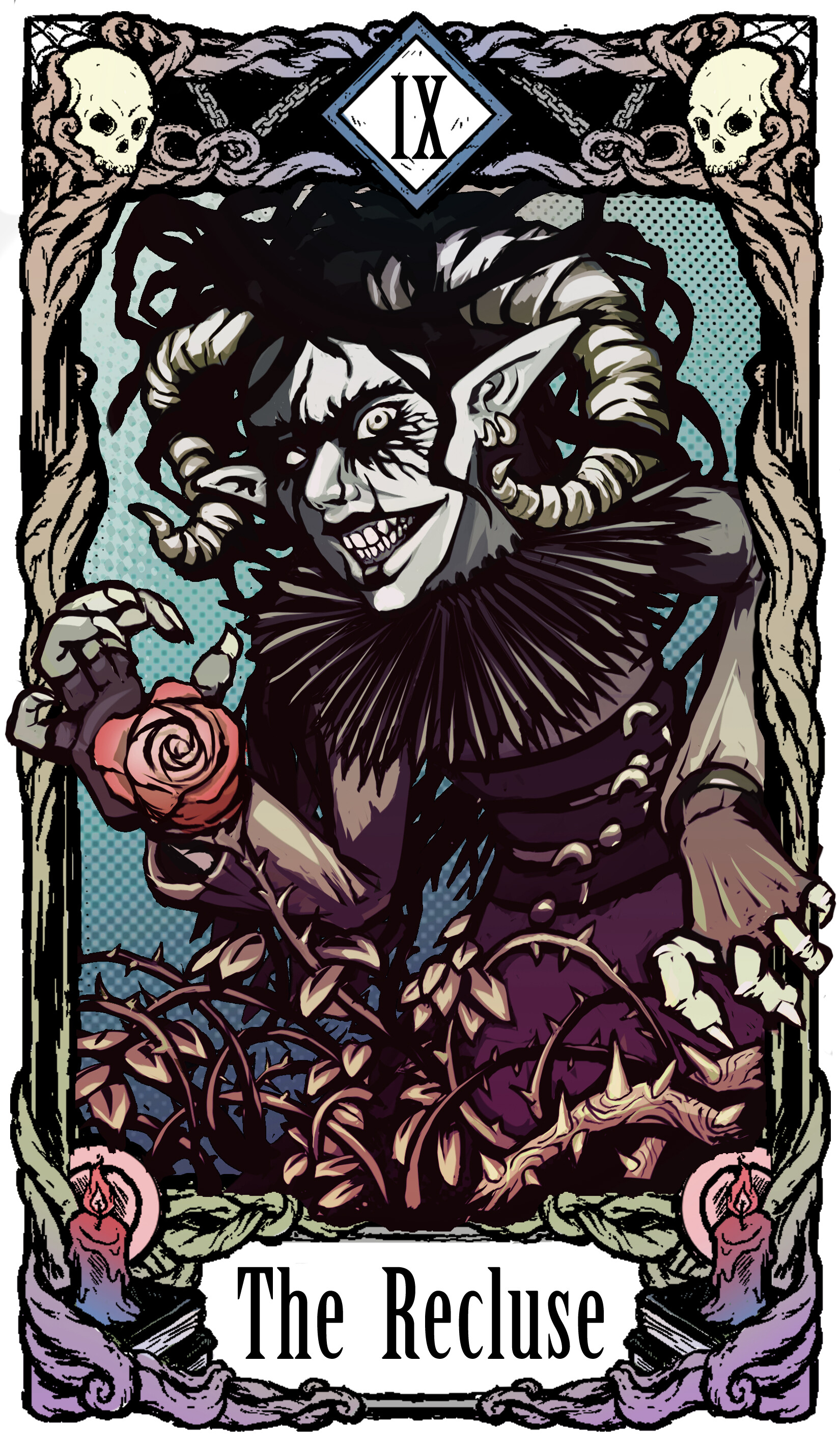 ArtStation - Twin Mask Tarot Card