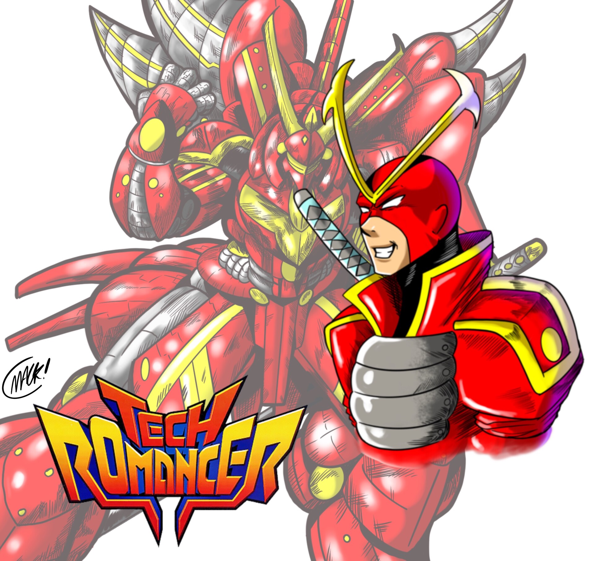 ArtStation - Tech Romancer Reboot- Todoroki & Gourai