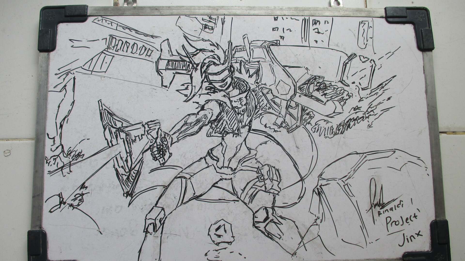 ArtStation - White Board League OF Legends : Project Jinx