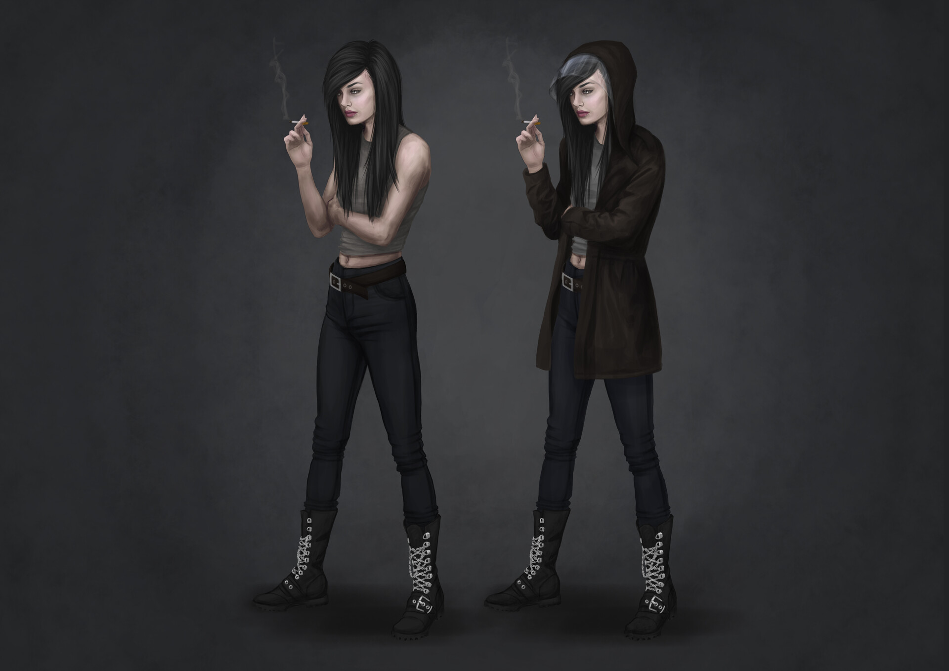 Hannah Marshall - Video Game Character Concept Art