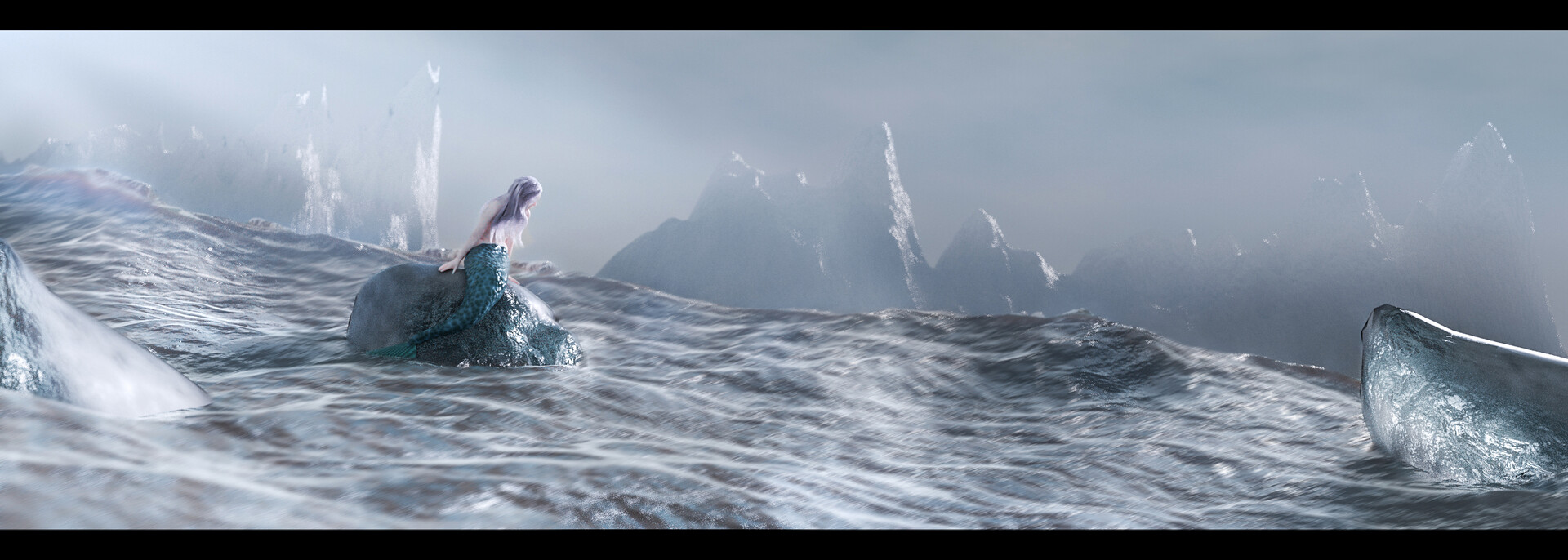 ArtStation - Winter Mermaid