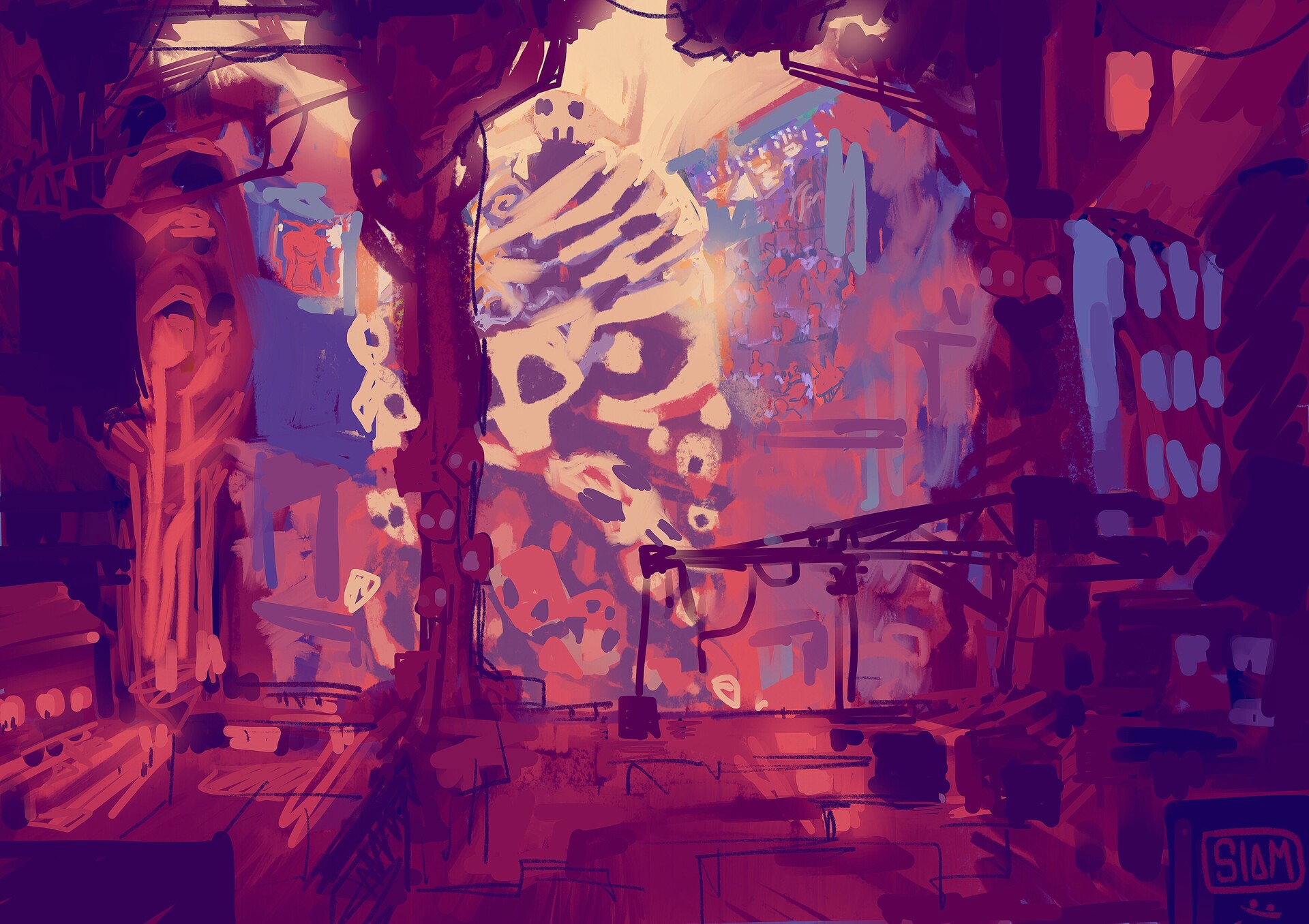 ArtStation - Funky neighbourhood