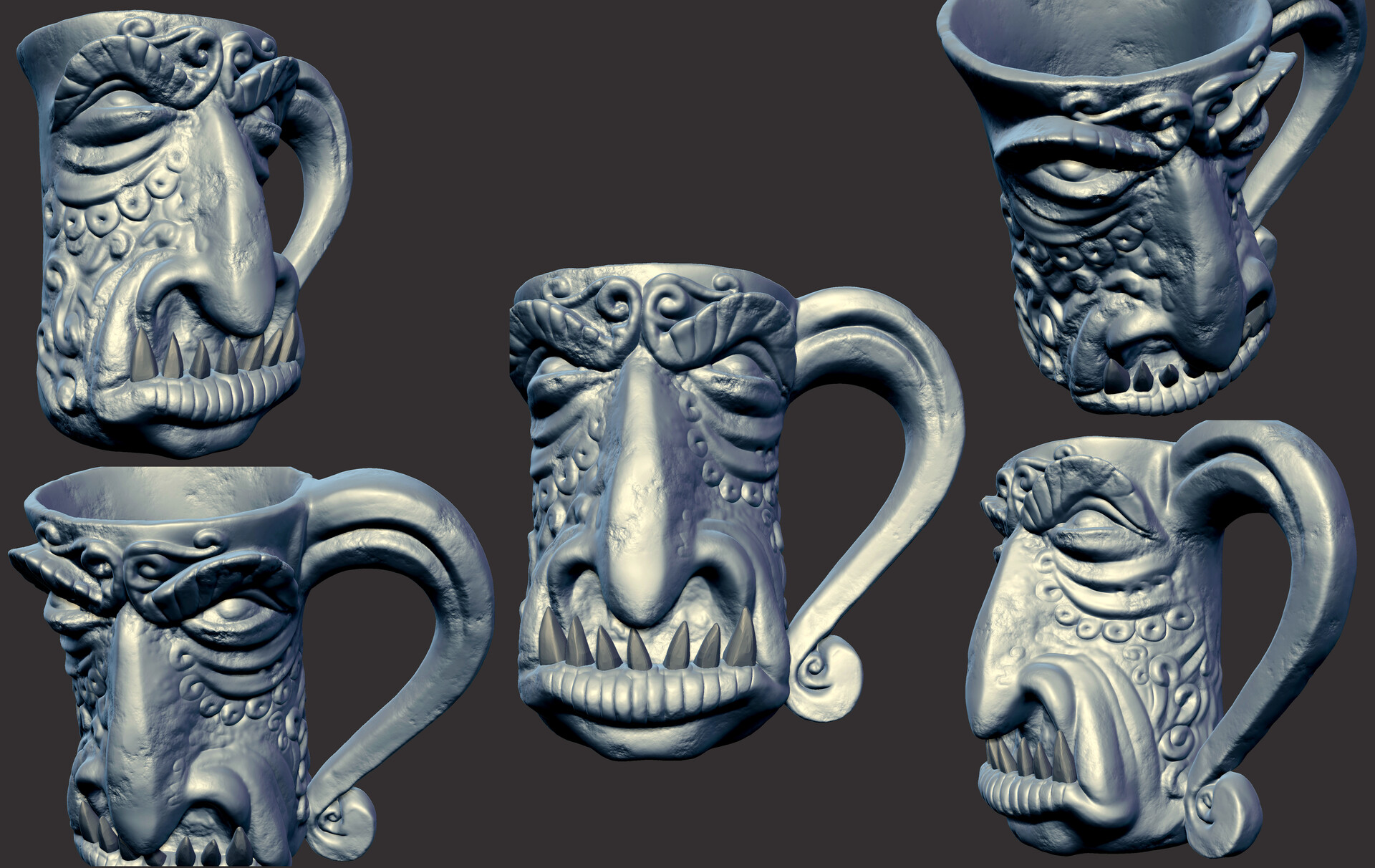 ArtStation - Sculpted Mug
