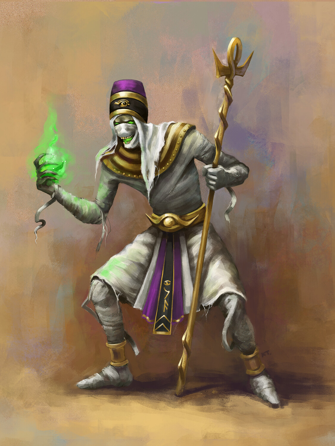 ArtStation - Sorcerer Mummy