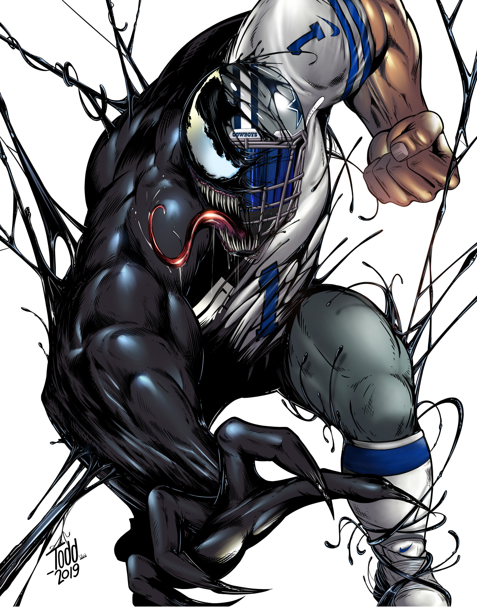 Todd Napier - Venom meets the NFL