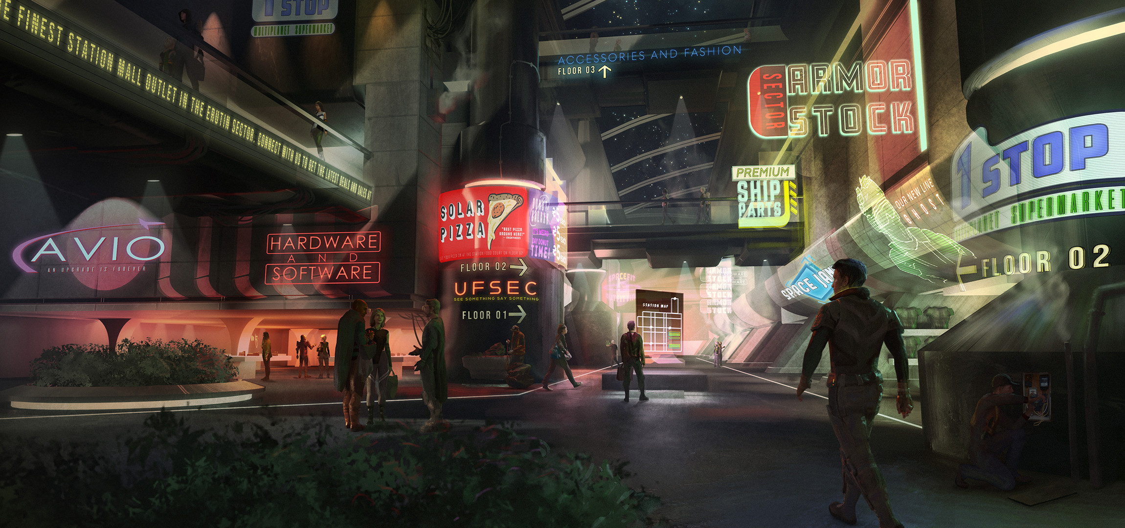 Sean Cruz - Solarpower - Space Station Mall