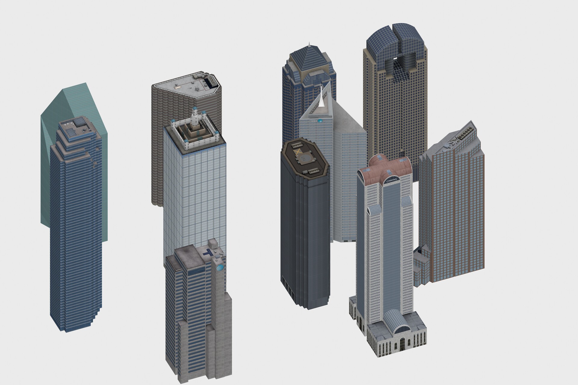 ArtStation - Building_Downtown Dallas