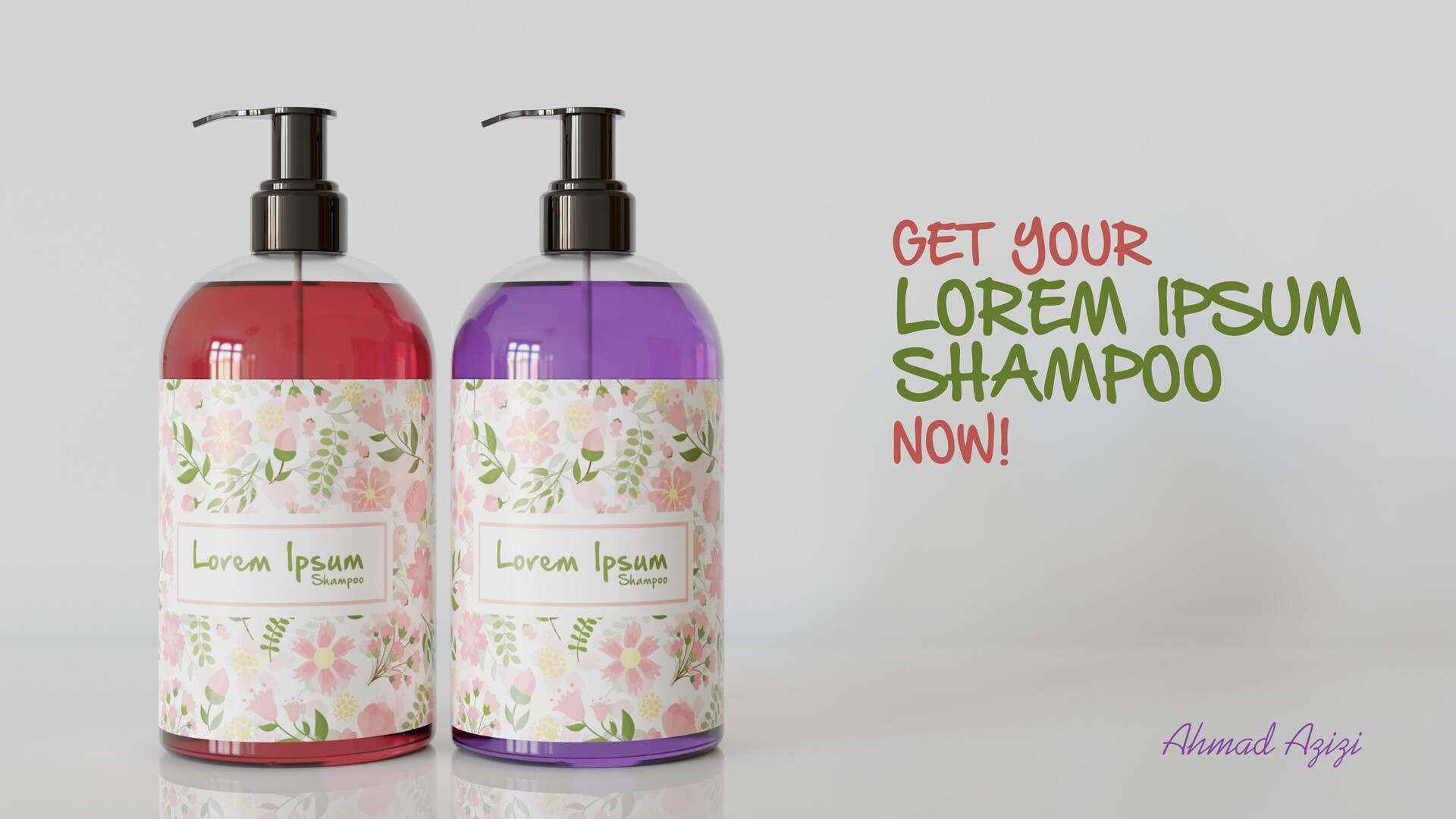 ArtStation - Lorem Ipsum Shampoo