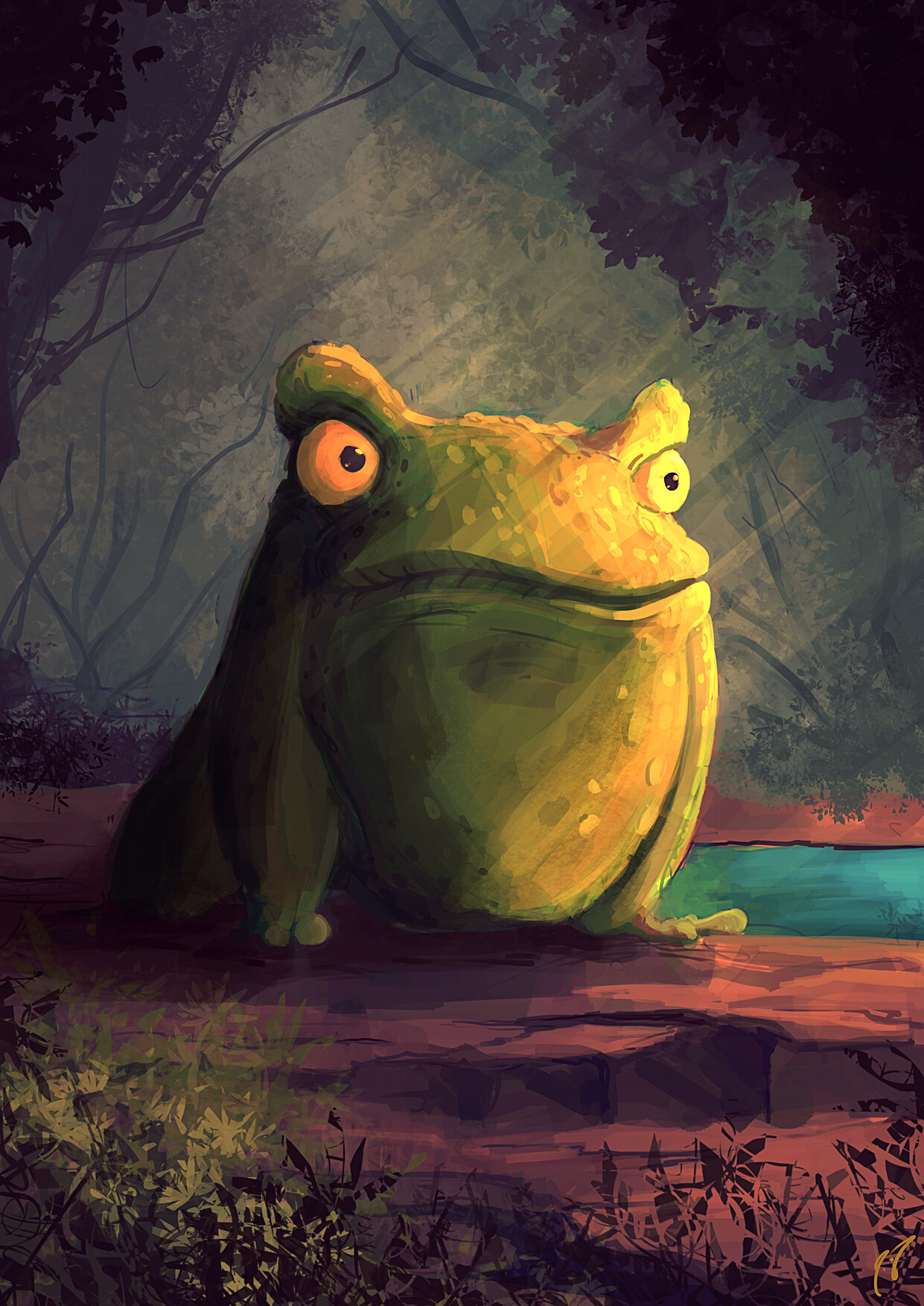 ArtStation - Grumpy Toad