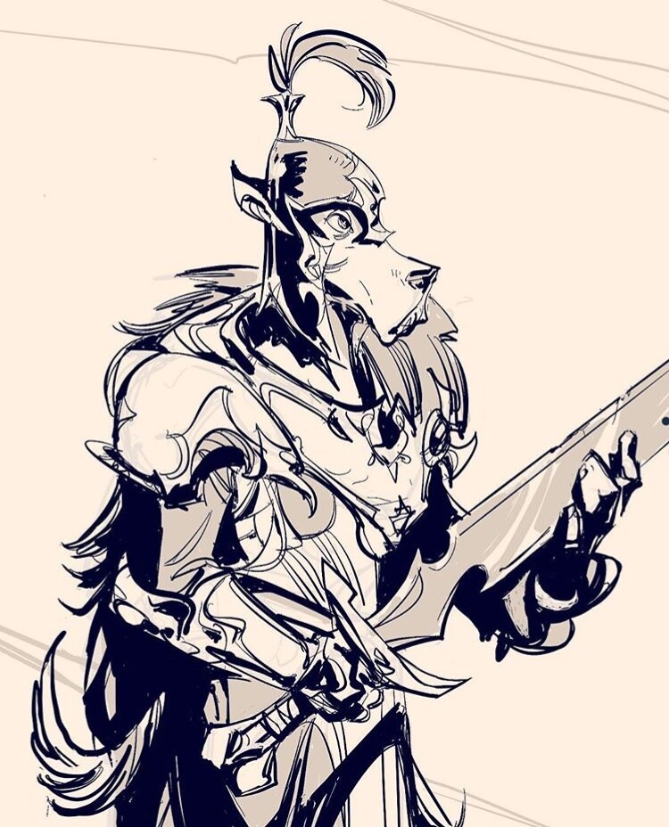 ArtStation - solider dog