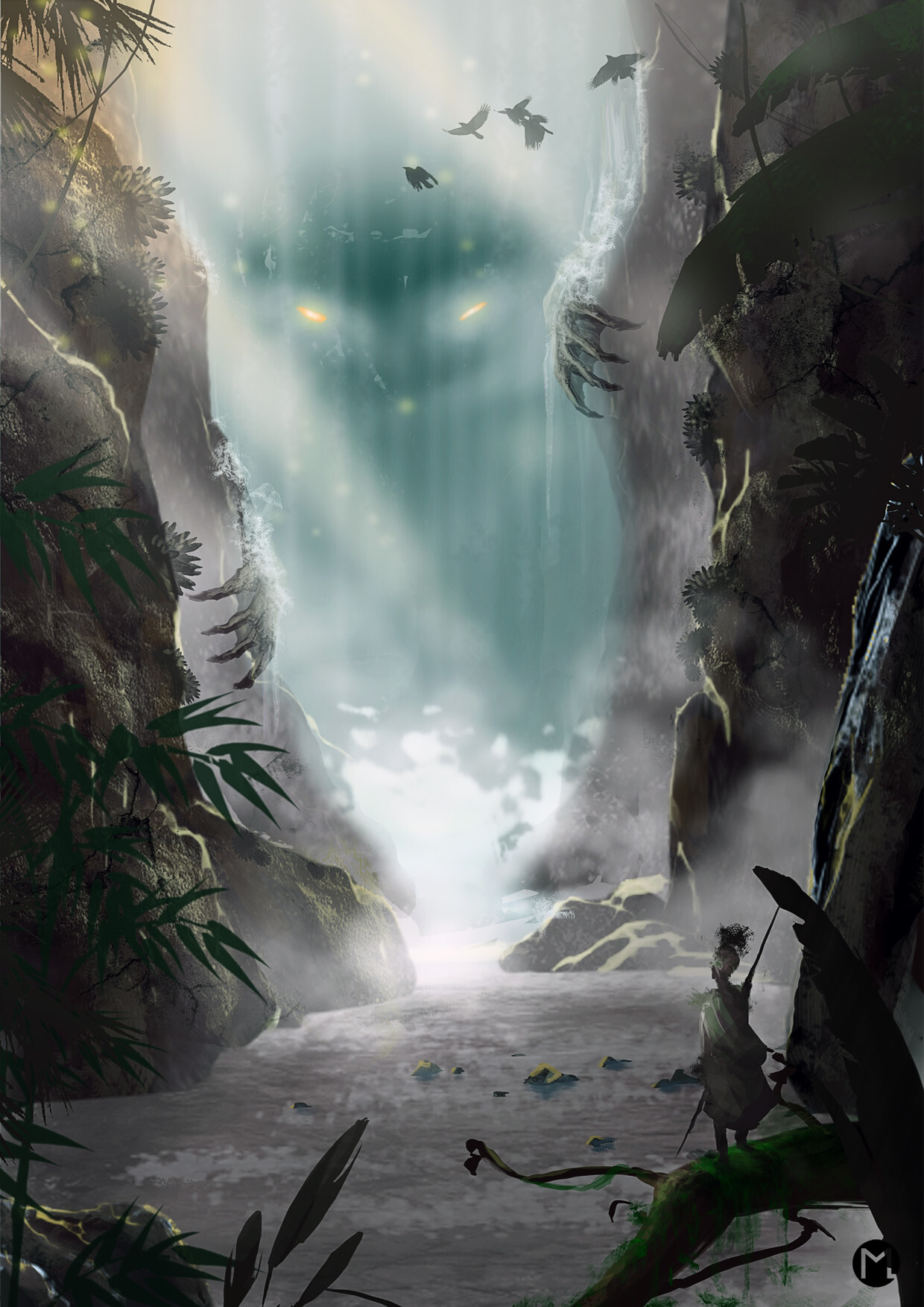 ArtStation - Deep in the jungle