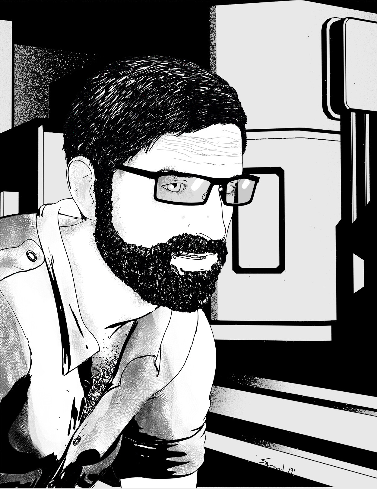 ArtStation - Omar Harith lineart