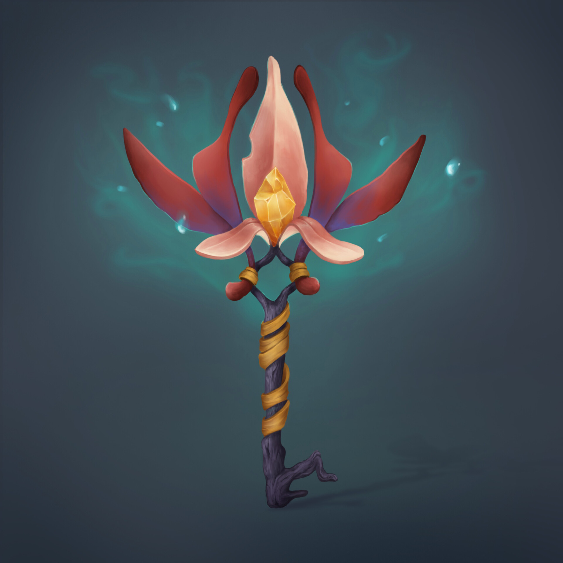 ArtStation - magic staff