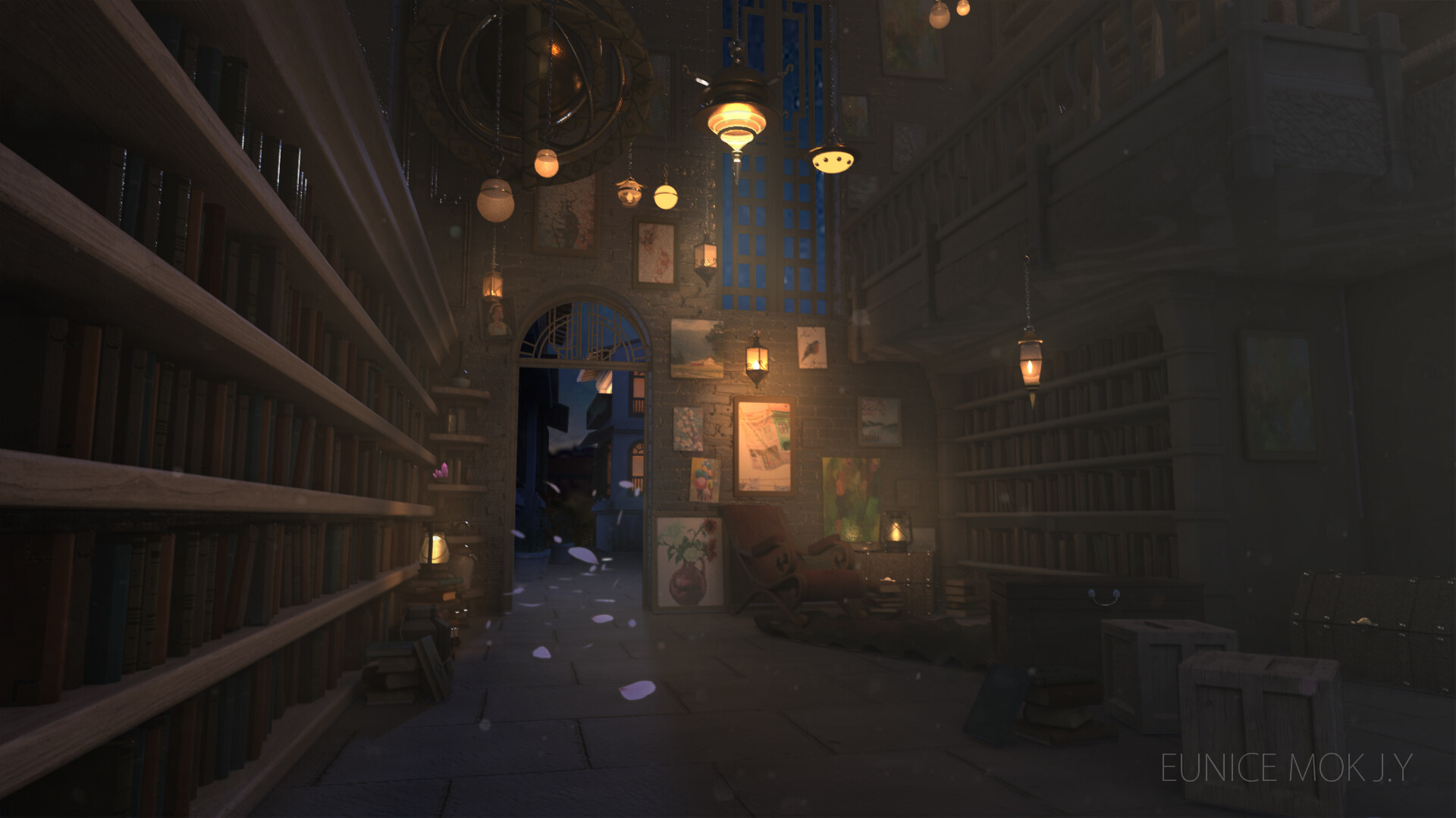 ArtStation - Magic Library