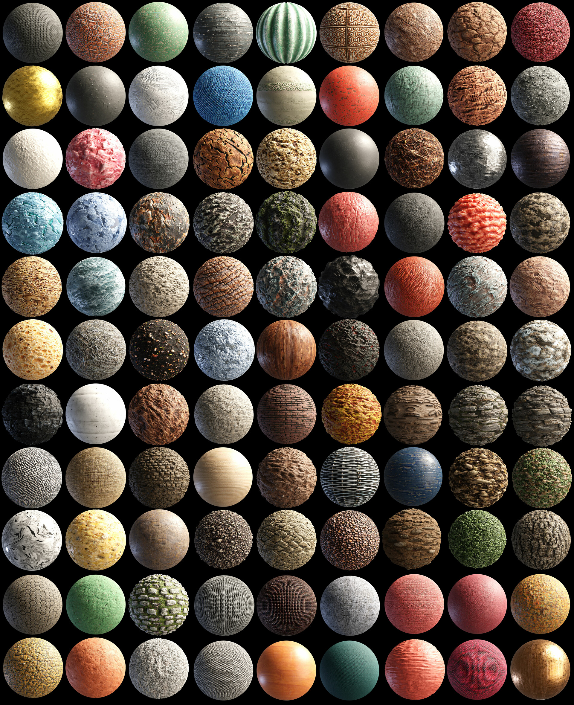 ArtStation - 99 Materials in 11 Days (Substance Alchemist)