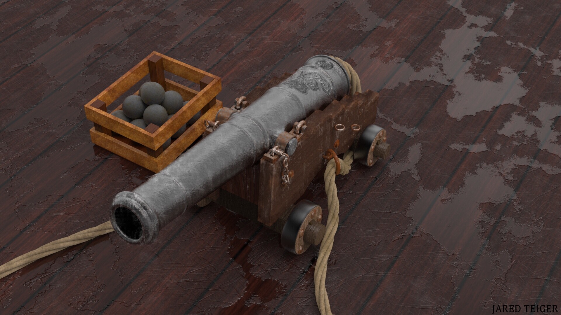 ArtStation - 18th Century Cannon