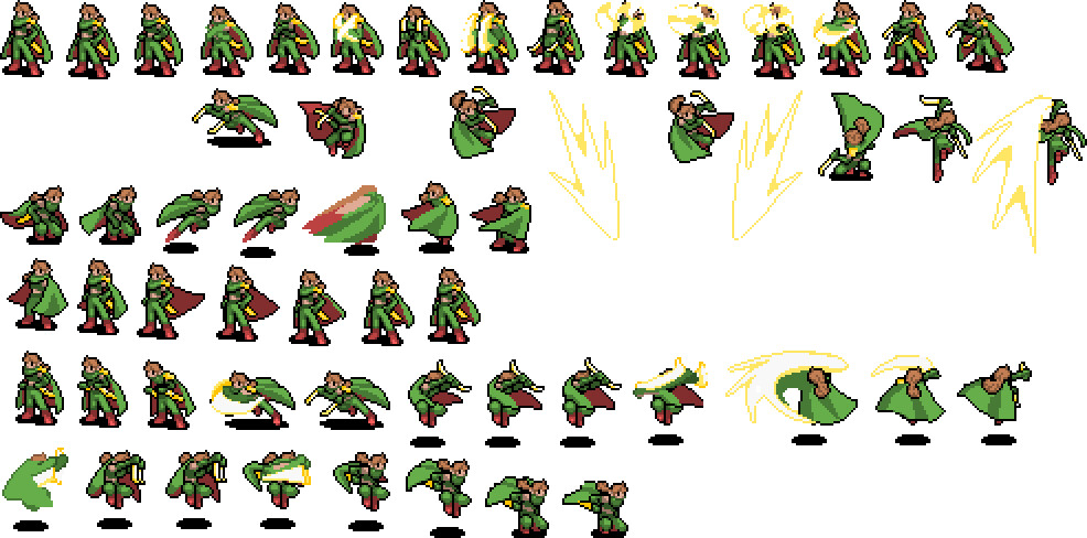 fire emblem sprite animations