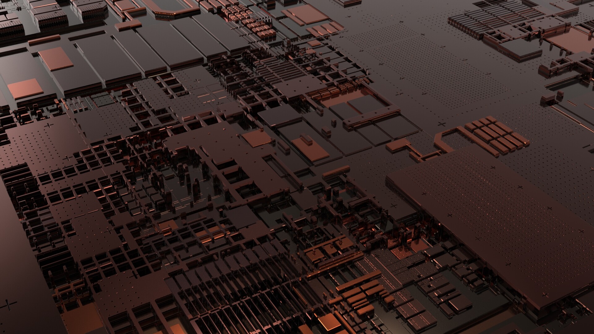 ArtStation - CPU tech pattern