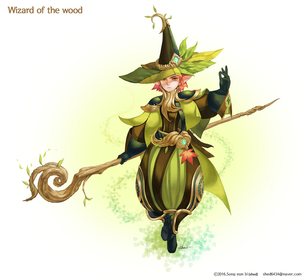 ArtStation - Wizard of the wood