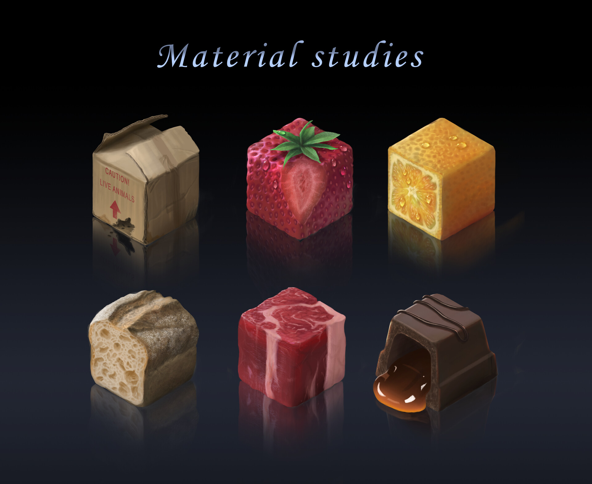 ArtStation - Material studies