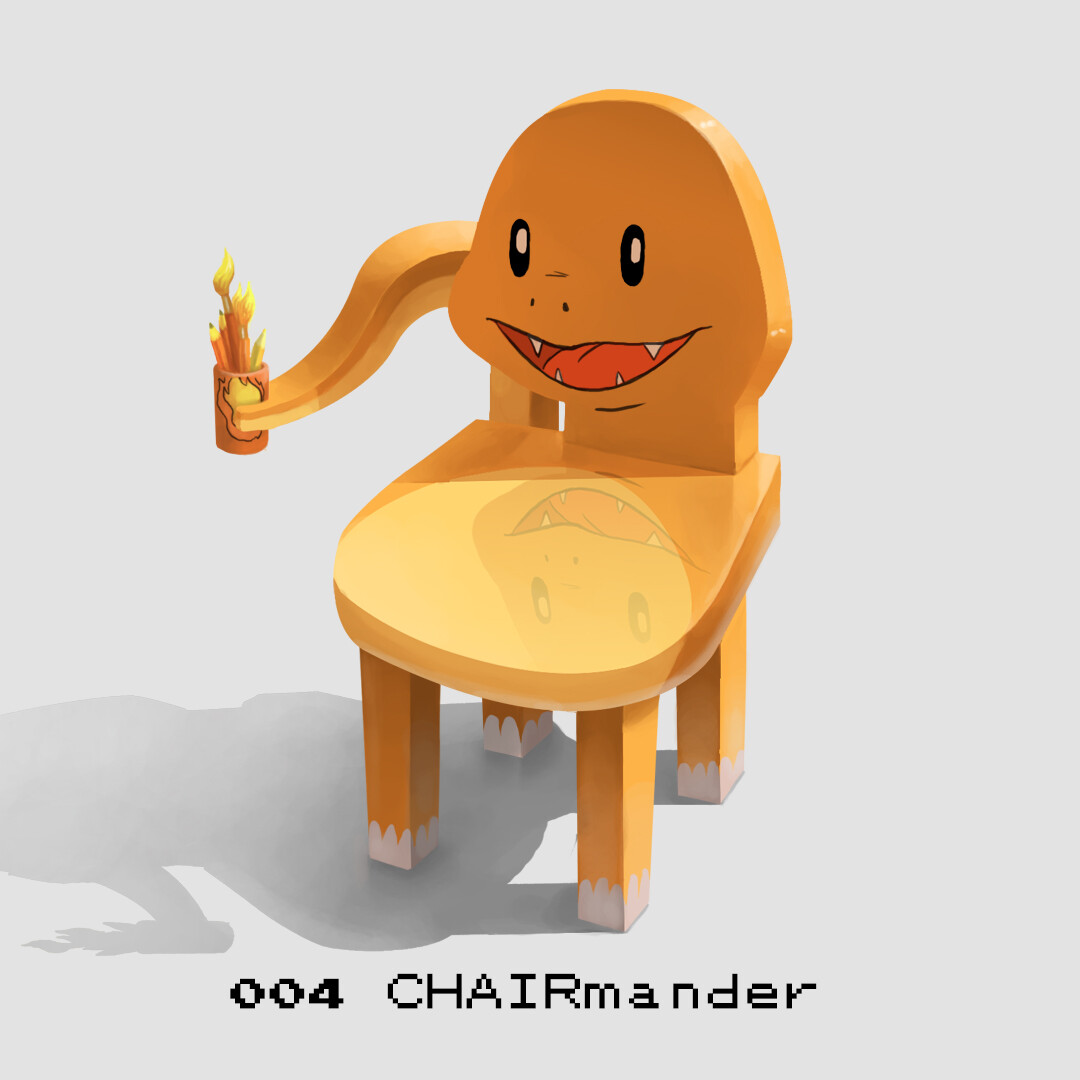 ArtStation - Chairmander evolutions