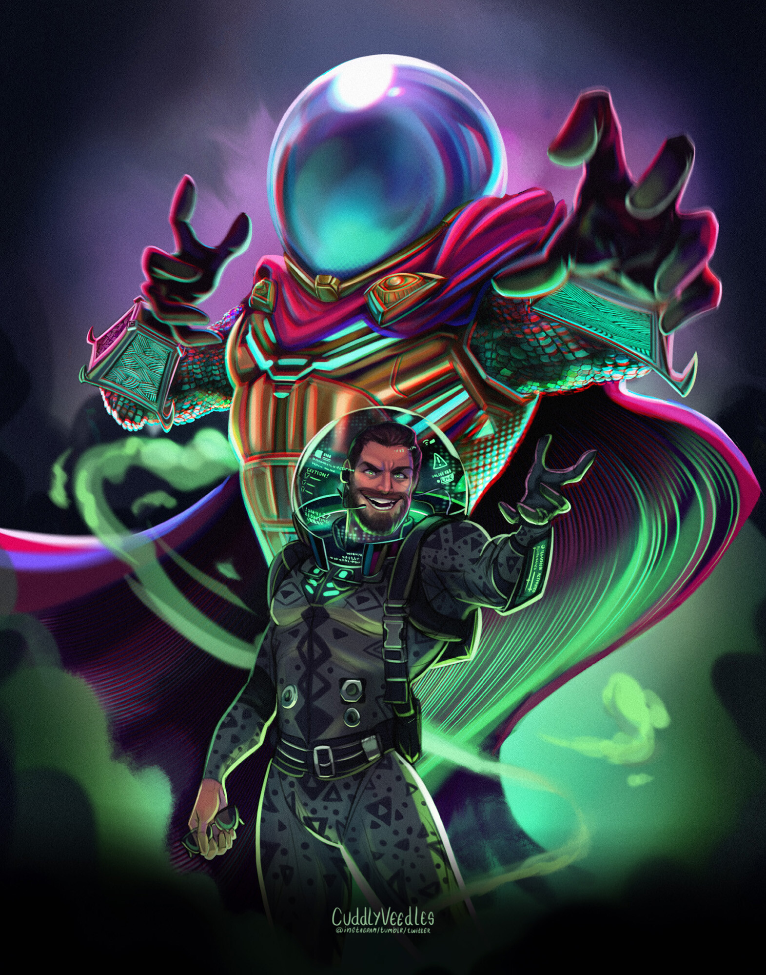 ArtStation - Mysterio : King of illusion (Spider-Man Far From Home) #862